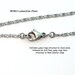 Lumachina Chain, Tiny 4x1.5mm, 0.8mm Thick, Non Tarnish Stainless Steel ...