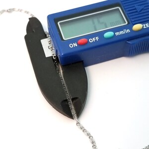 Lumachina Chain, Tiny 4x1.5mm, 0.8mm Thick, Non Tarnish Stainless Steel ...