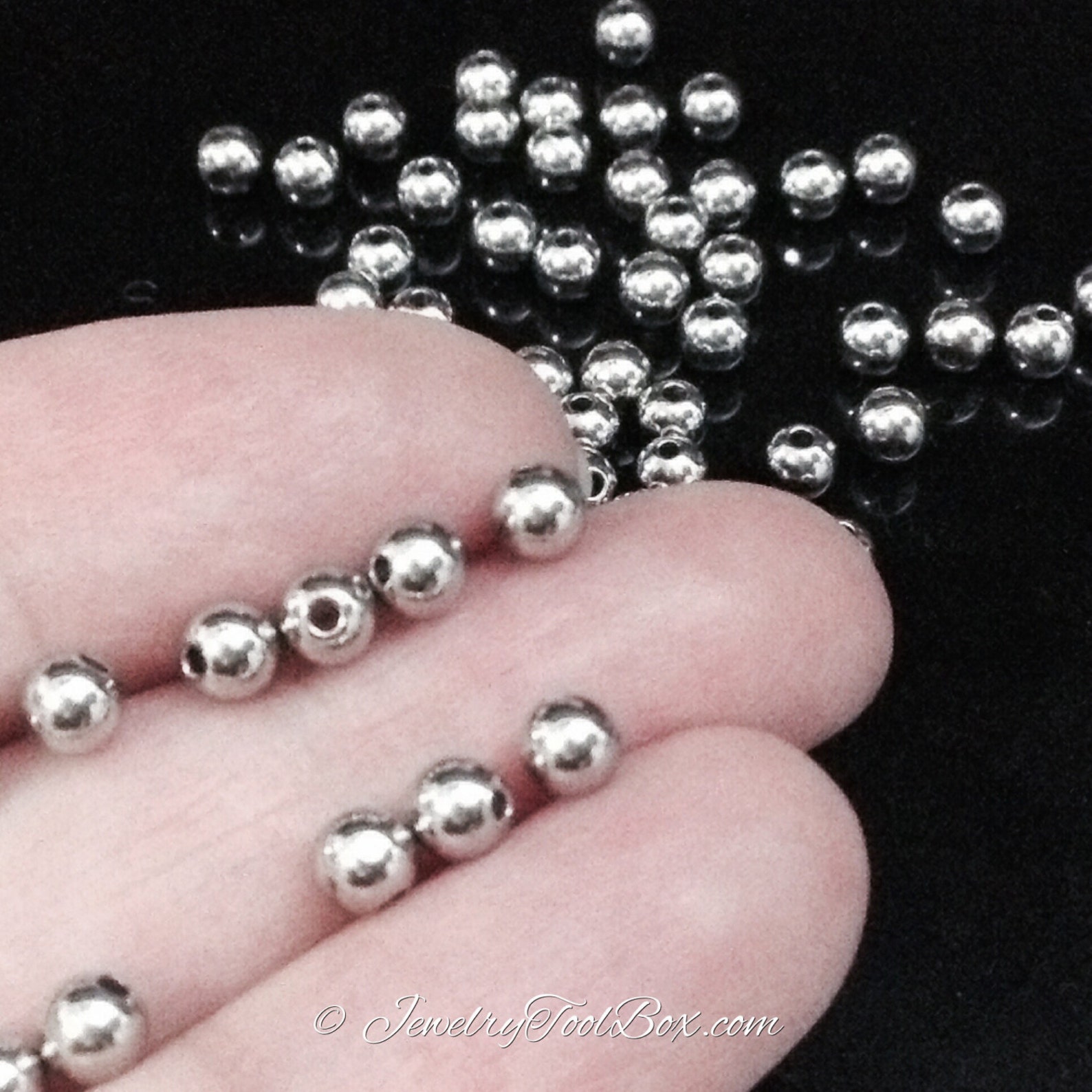4mm Stainless Steel Beads 1mm Hole Round 201 Grade - Etsy