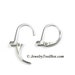 Stainless Steel Lever Back Ear Wires, Grade A Stainless, Small Round ...