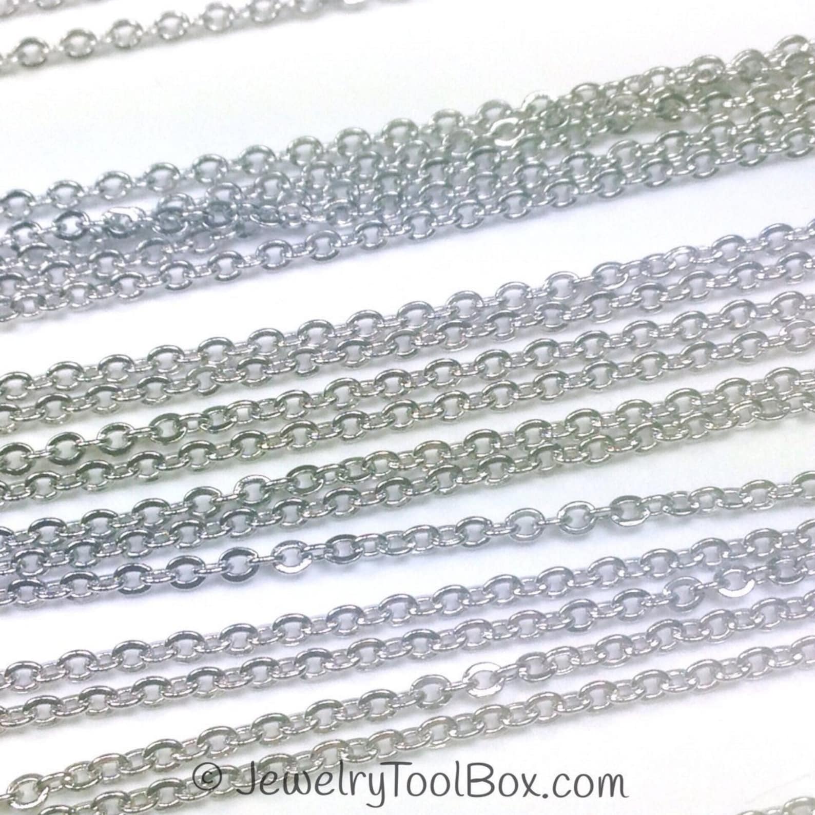 Stainless Steel Chain VERY TINY Bulk Jewelry Making Chain - Etsy