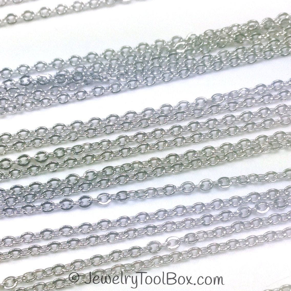 Stainless Steel Chain VERY TINY Bulk Jewelry Making Chain - Etsy