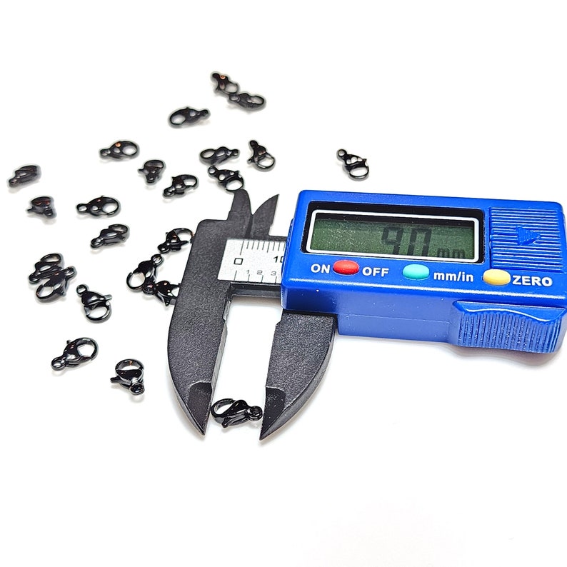 9mm Black Lobster Clasps, Stainless Steel, Lot Size 5 to 25, #1329 BL ...
