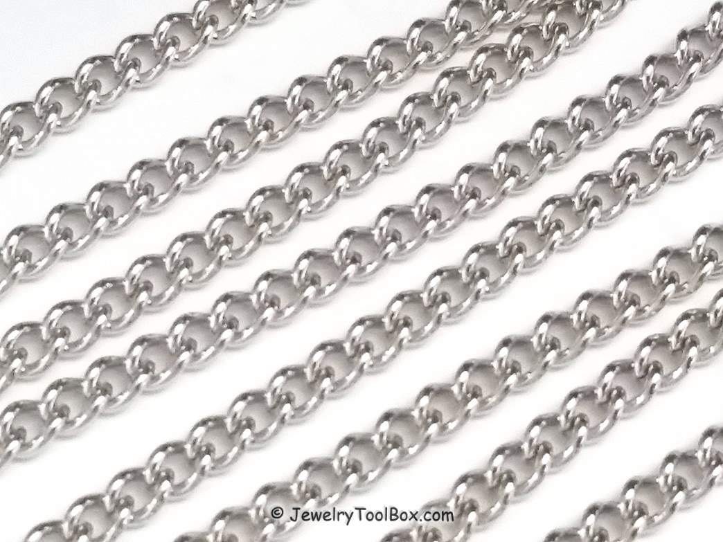 Twist Chain Stainless Steel Chain Bulk Chain Jewelry Making - Etsy