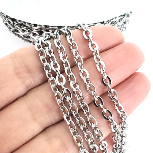 Stainless Steel Jewelry Chain Non Tarnish Chain - Etsy