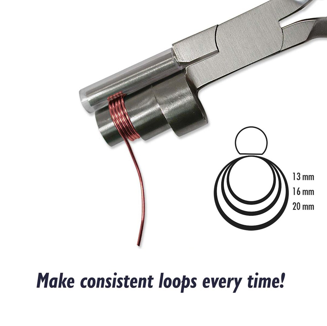 Big Wrapper Looper, 13, 16, 20mm Stepped Wrap and Tap Plier, Wire ...