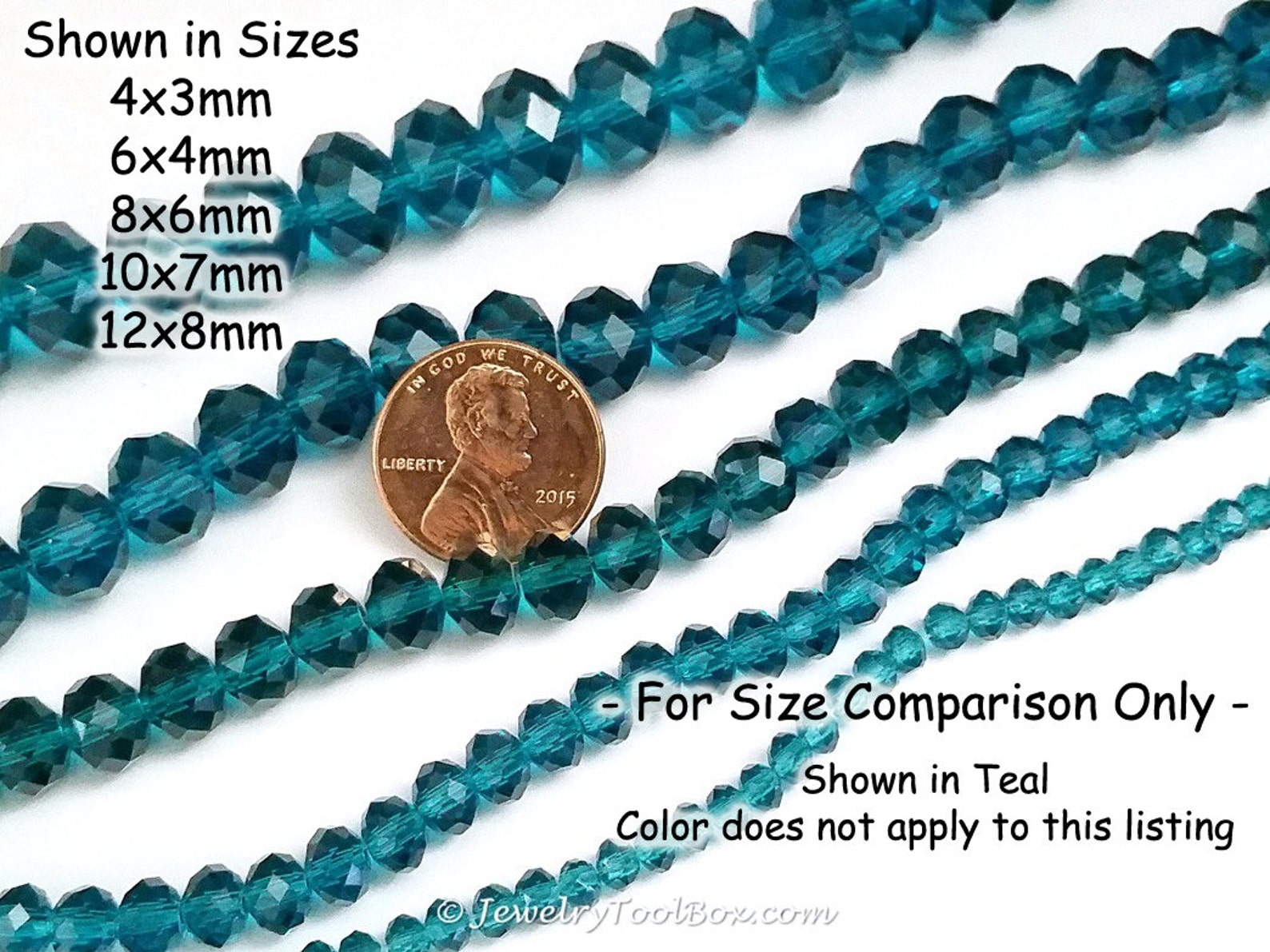 BLACK Crystal Rondelles Faceted Glass Abacus Beads 16 to 24 - Etsy