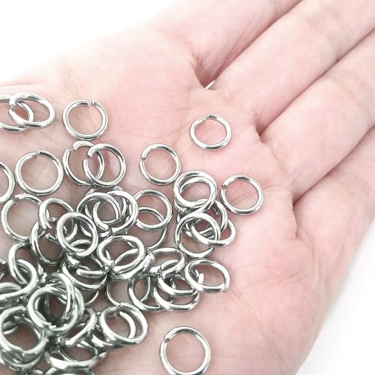 Extra Heavy Duty Jump Rings 100 Pieces 8mm 9mm or 10mm | Etsy