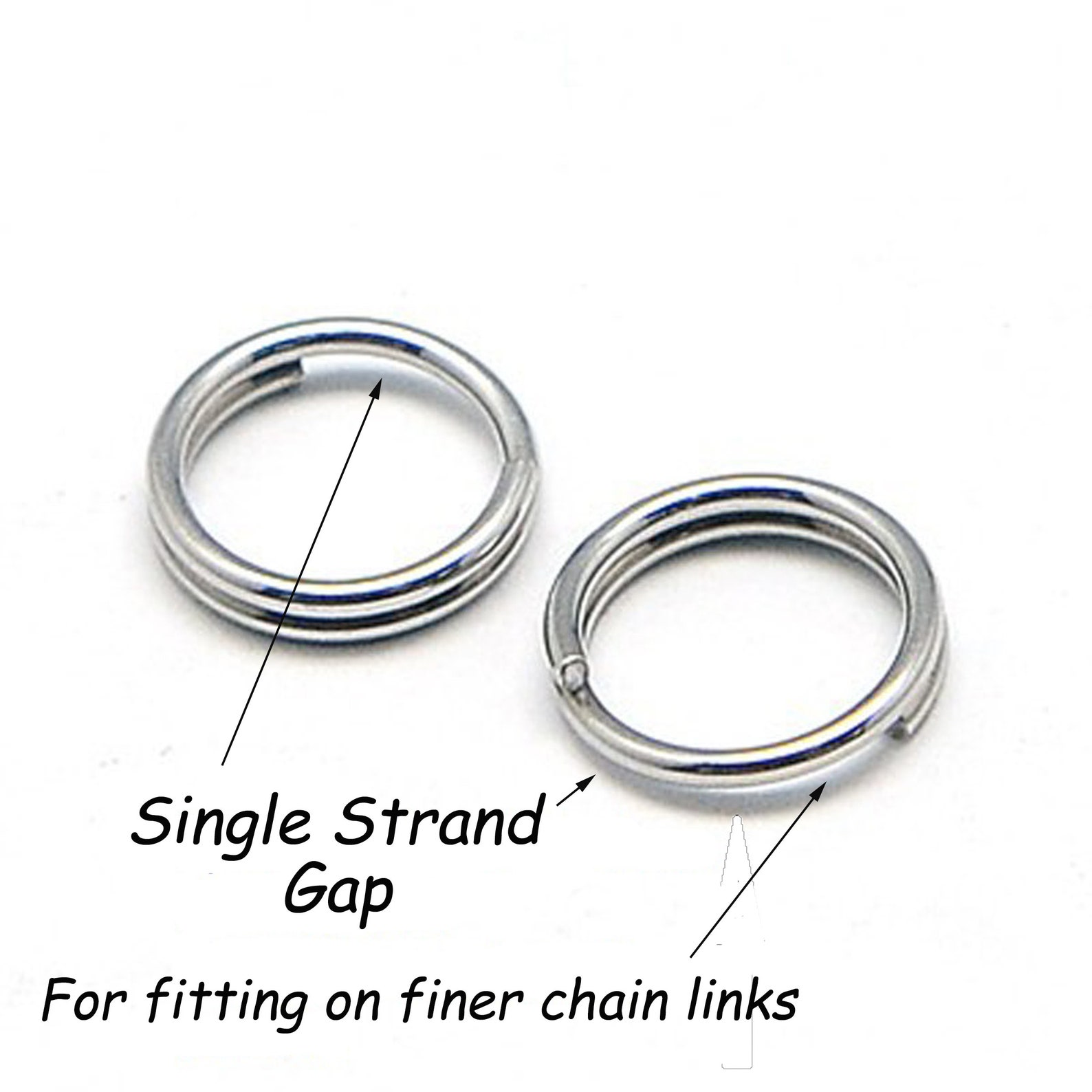 Split Rings, Stainless Steel, Jewelry Chain Findings, Bulk Supplies ...