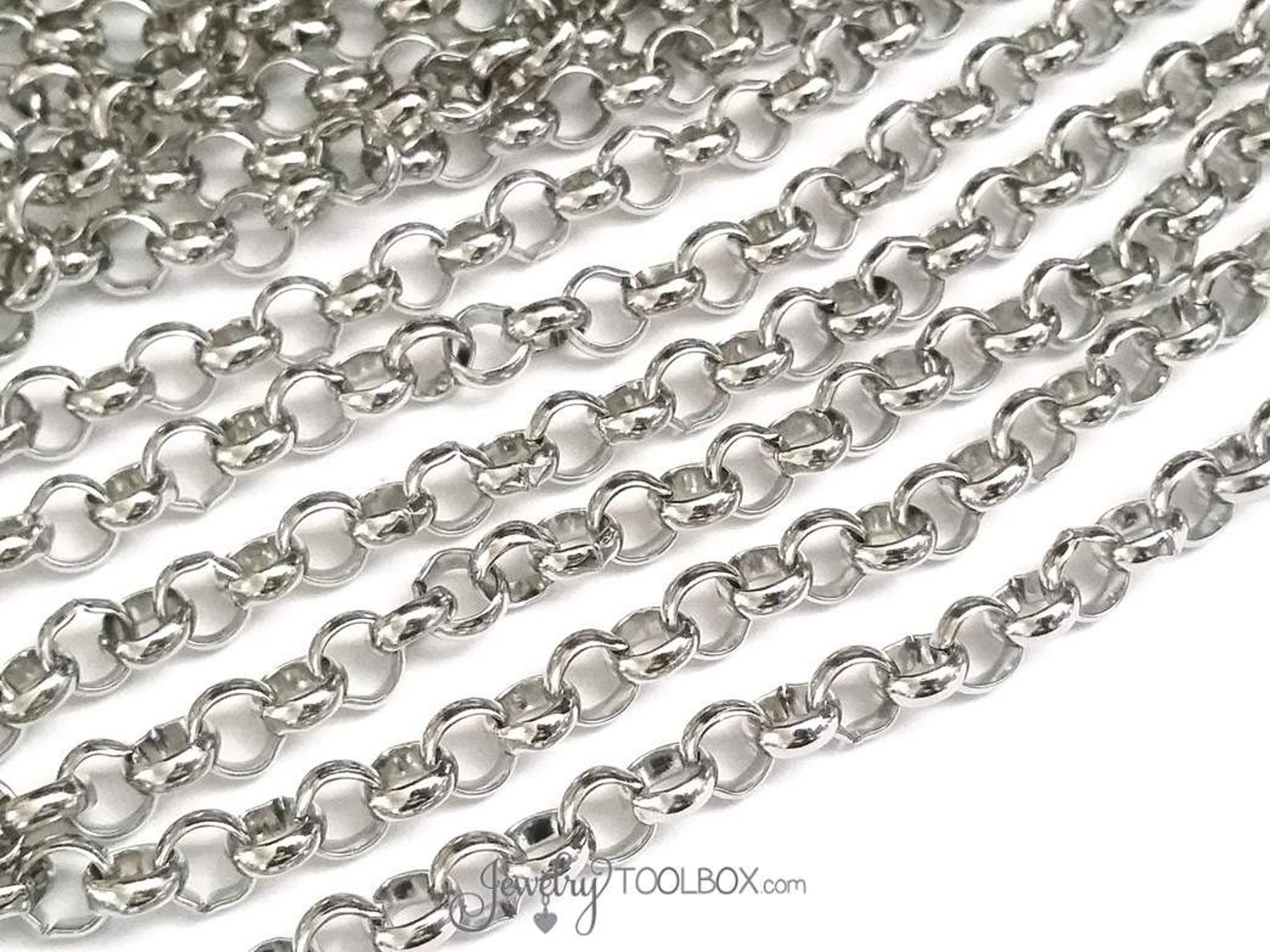 Stainless Steel Rolo Chain, Jewelry Making Chain, Bulk Chain, Stainless ...