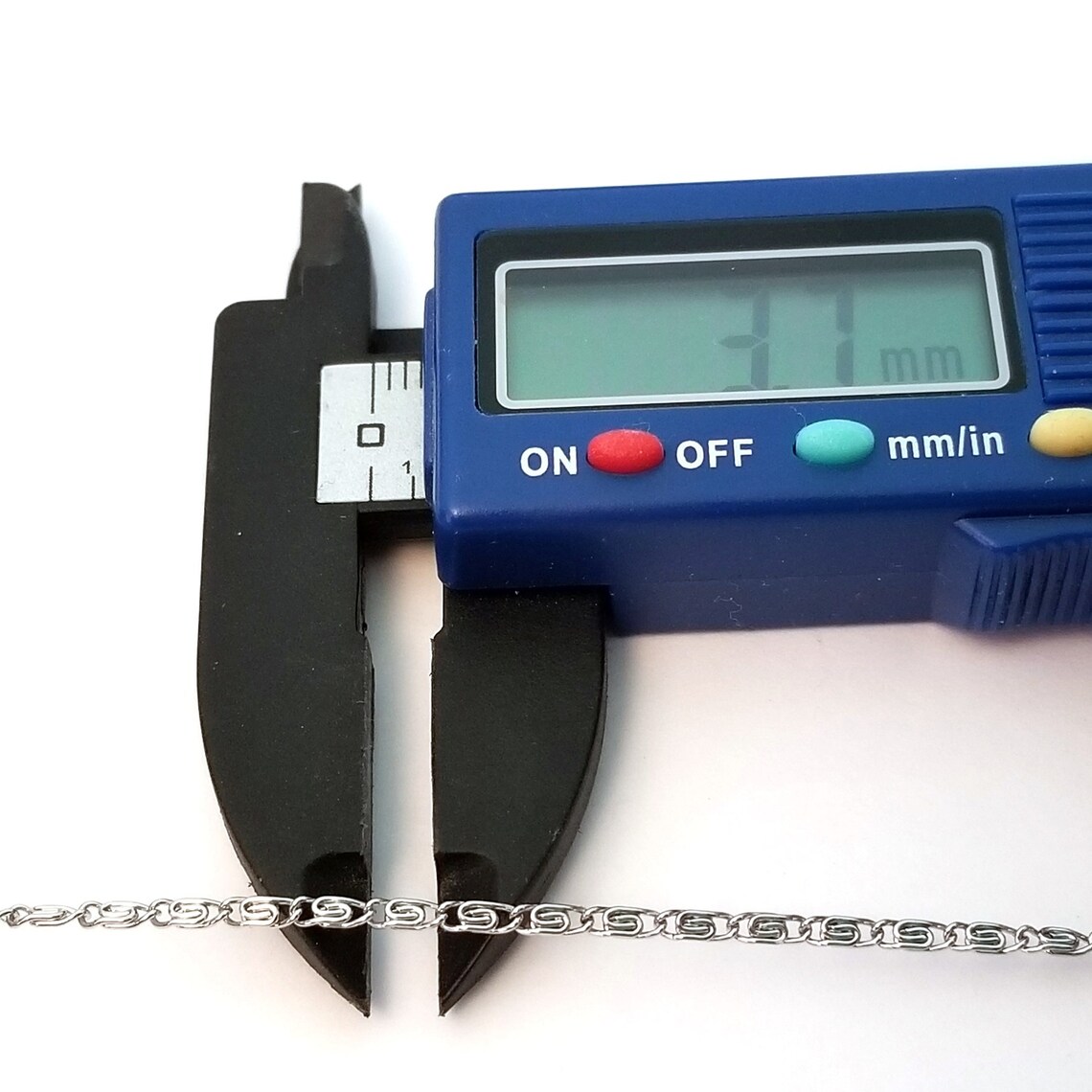 Lumachina Chain Tiny 4x1.5mm 0.8mm Thick Non Tarnish | Etsy