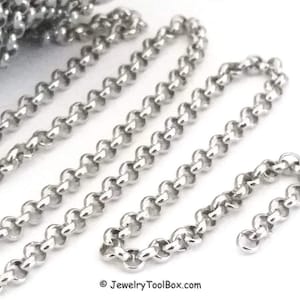 Stainless Jewelry Chain, Stainless Steel Jewelry Making Chain, Rolo ...