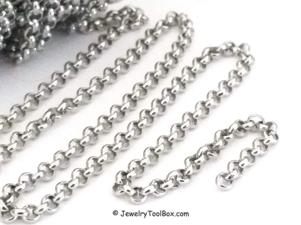 Stainless Jewelry Chain, Stainless Steel Jewelry Making Chain, Rolo ...