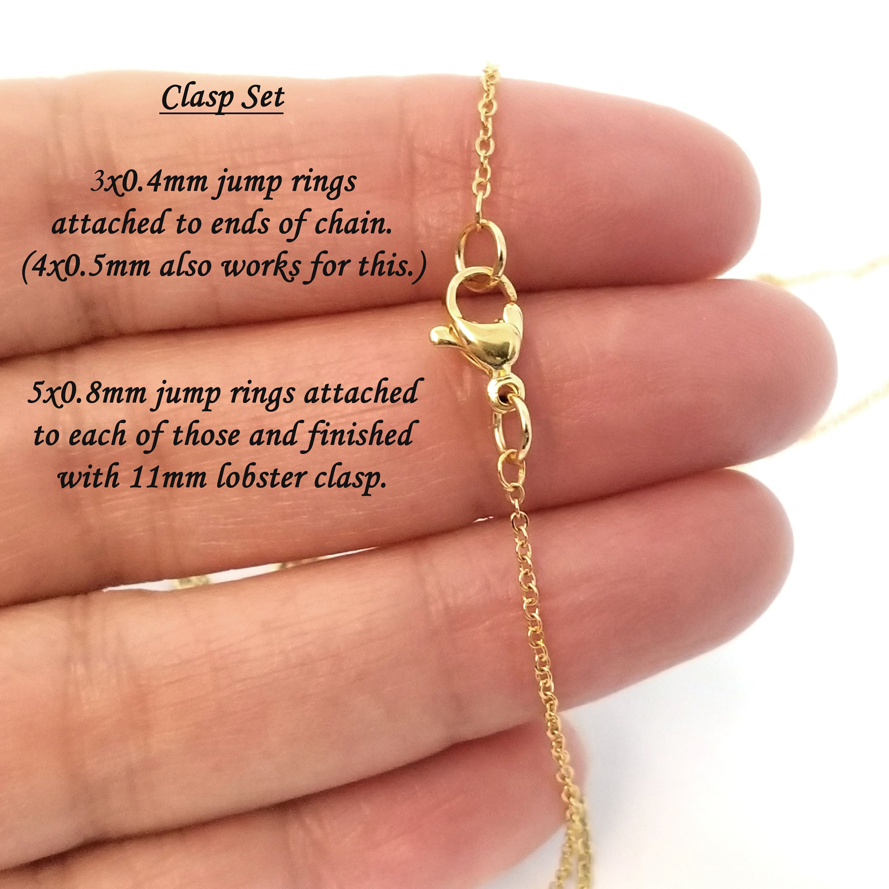 Gold Stainless Steel Chain VERY TINY 316L Stainless Bulk | Etsy