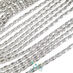 Lumachina Chain, Stainless Steel Snail Chain, 8x4x2mm, Hypoallergenic ...