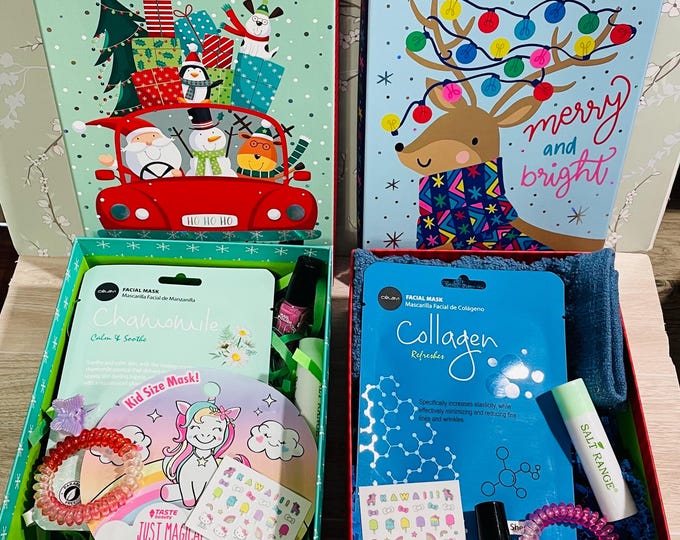 Christmas Spa Box for Girls, Teen Holiday Pamper Kit - Etsy