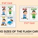 12 Action Flash Cards, Common Verbs for Kids, Toddler Learning ...
