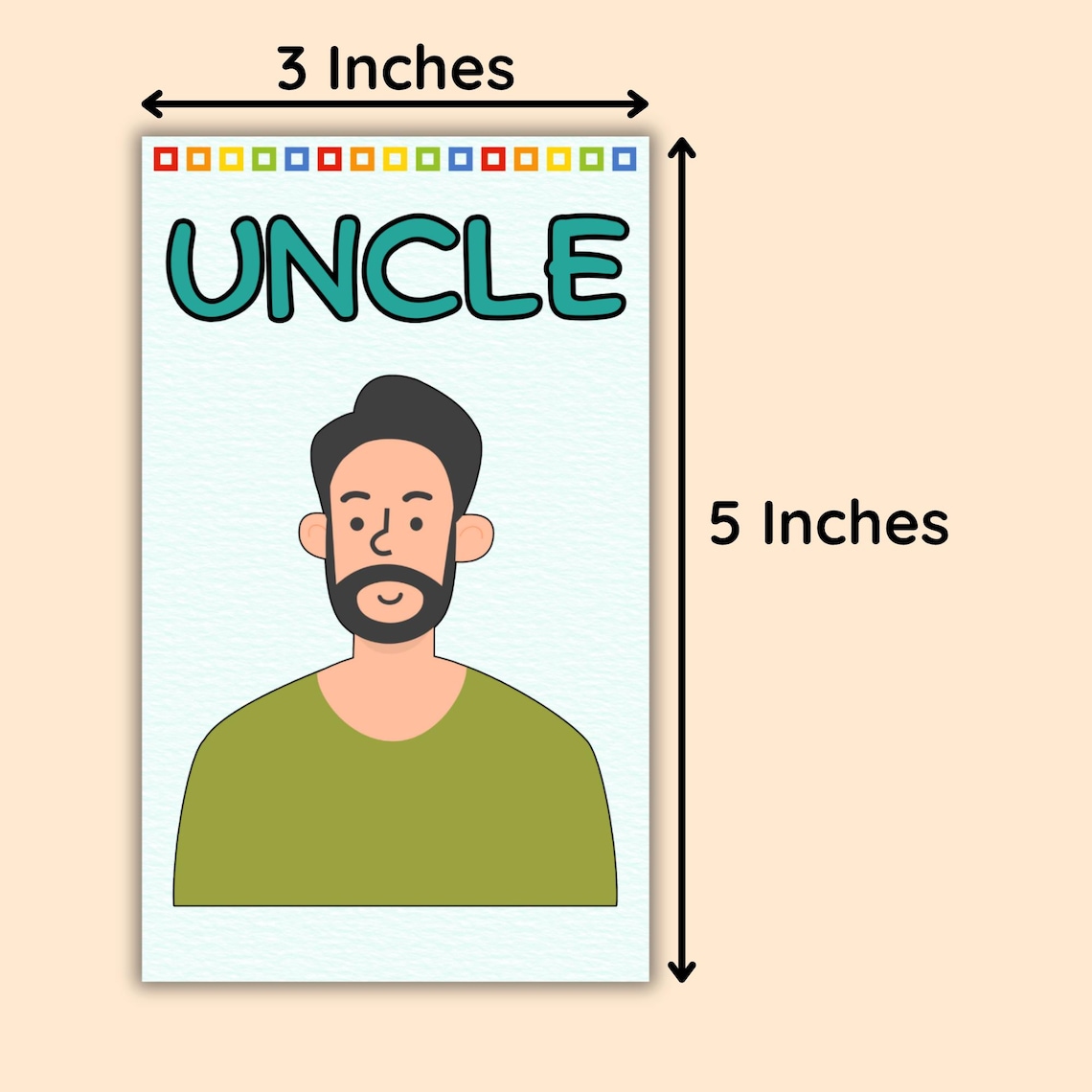 Family Flash Cards: Toddler Learning, Homeschool Printable (digital ...