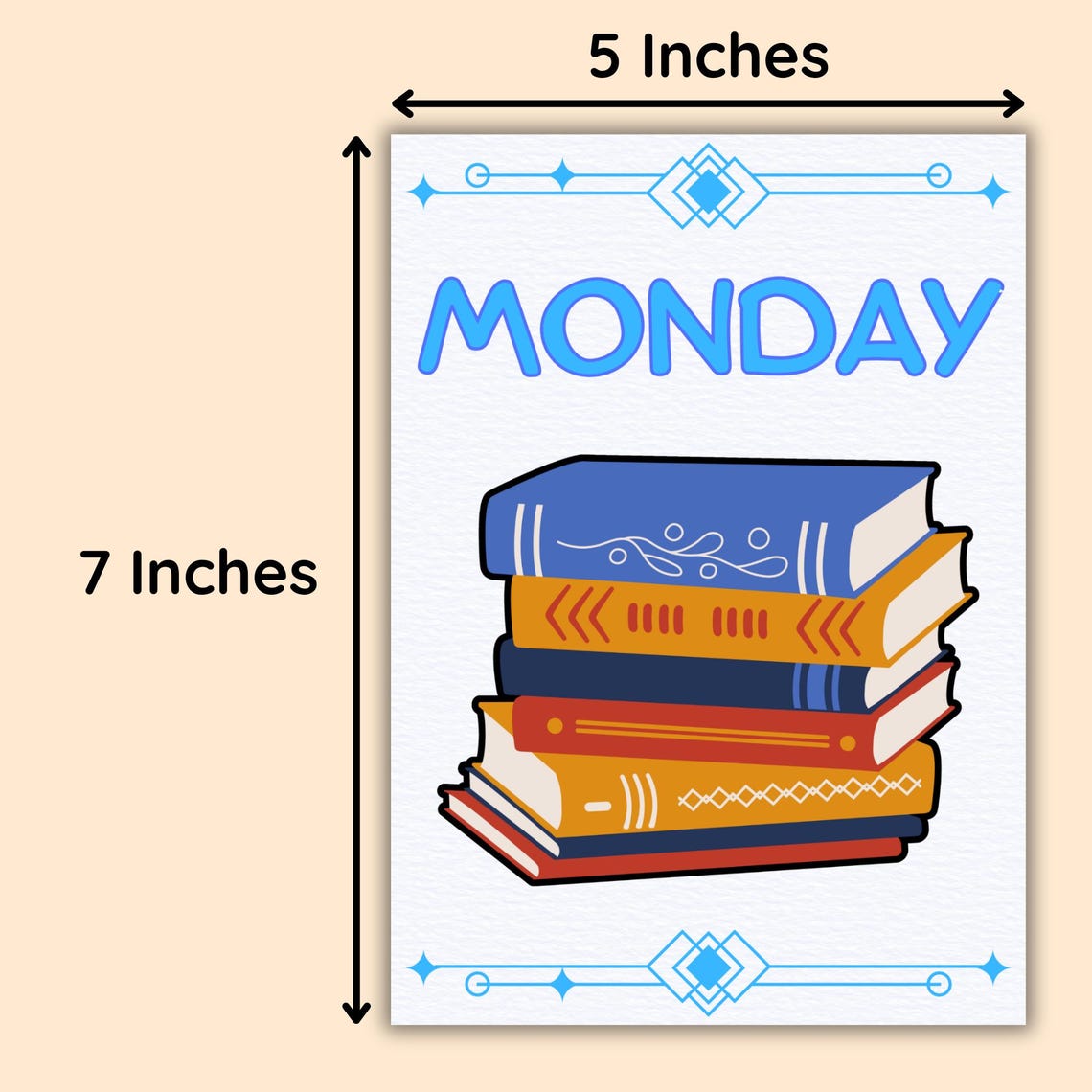 Days of the Week Flash Cards, 7 Days, Printable Flashcards for Kids ...