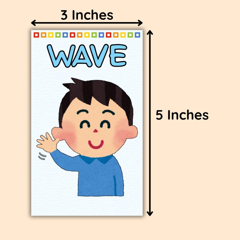 12 Action Flash Cards, Common Verbs for Kids, Toddler Learning ...