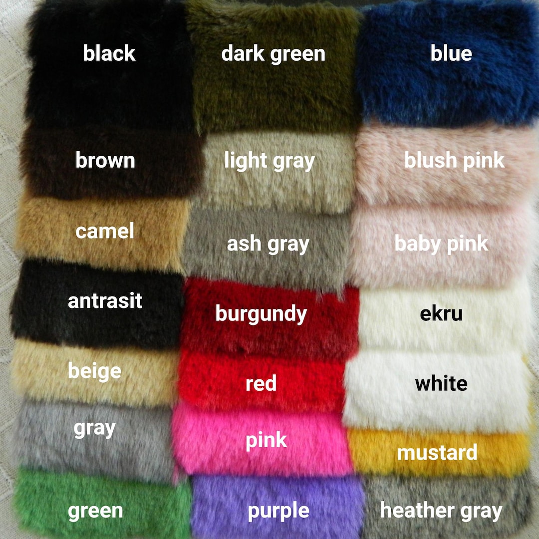 Ultra Soft Toscana Faux Fur Fabric – Bunny-inspired Vegan Fur – Fake ...