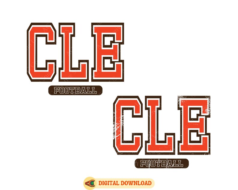 CLE Football Svg Bundle, CLE Football Png, Airport Code Png, Football ...