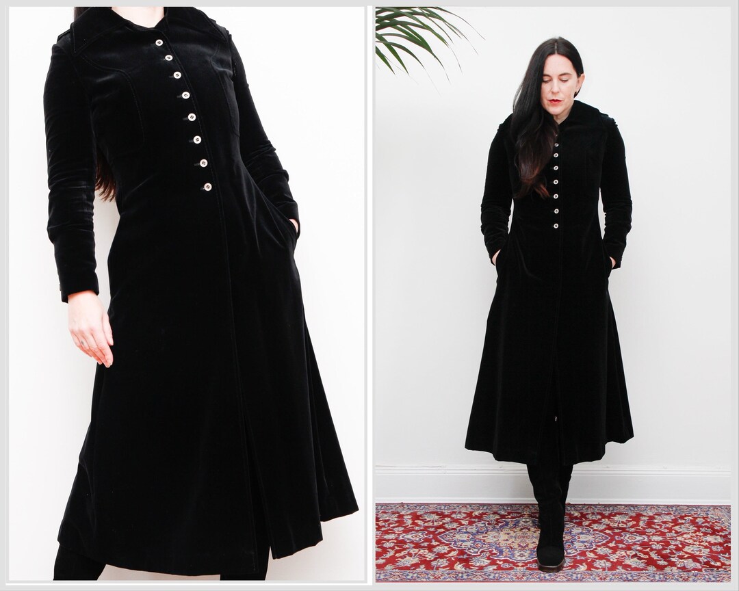 Vintage Velvet Victorian Cape Opera Jacket Gown Cloak Coat RARE 70's - Etsy