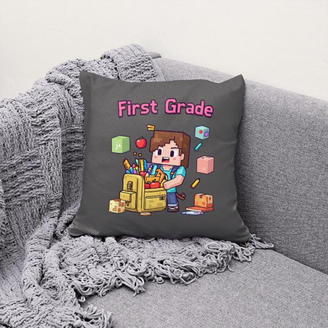 Minecraft Back to School PNG Pack – Pre-k to Grade 4 Classroom Designs ...