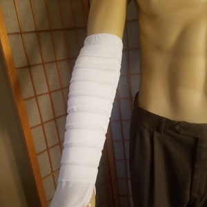 Star Wars Cosplay Inspired White Arm Wraps or Gauntlets - Etsy