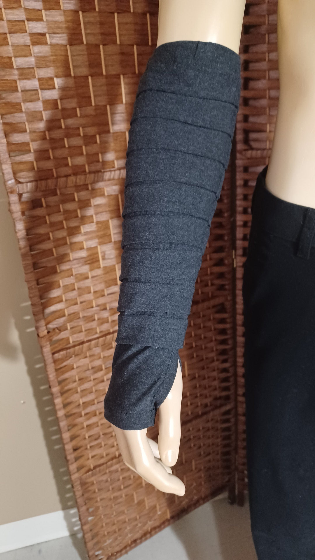 Star Wars Cosplay Inspired Darkest Grey Almost Black Arm Wraps or ...