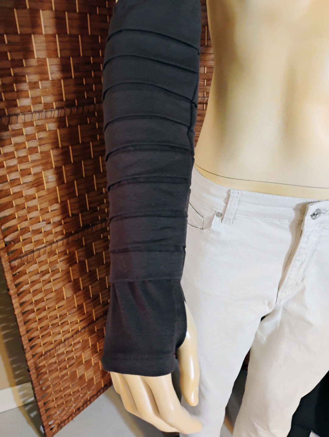 Star Wars Cosplay Inspired Dark Brown Arm Wraps/gauntlets Handmade - Etsy