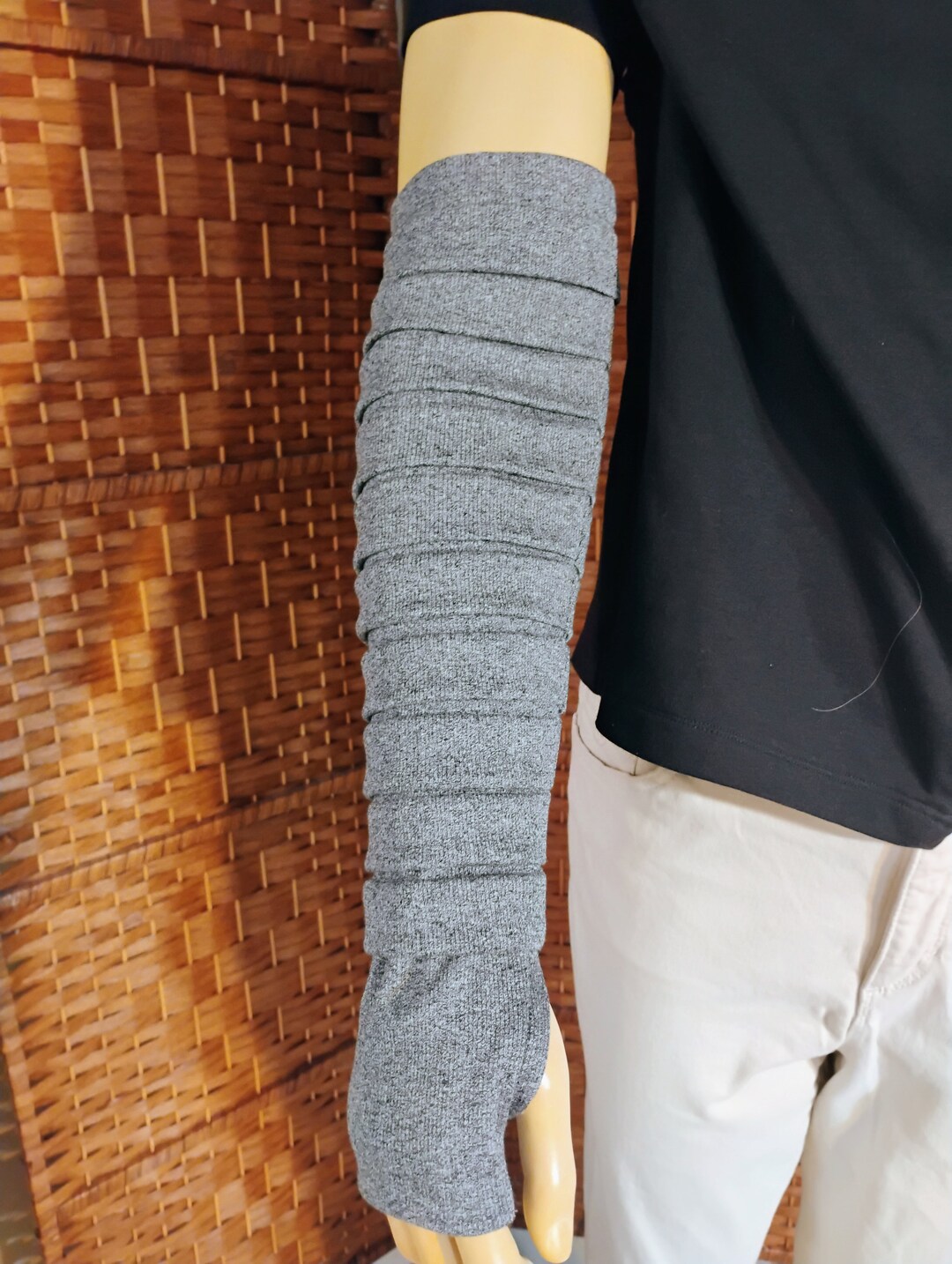 Star Wars Cosplay Inspired Arm Wraps/gauntlets Handmade Grey - Etsy