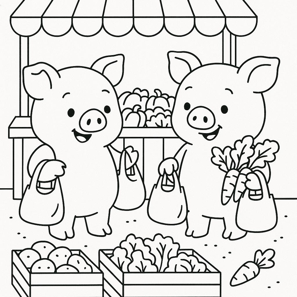 Super Cute Animals-cute Daily Life Scenes-coloring Pages for All Ages ...