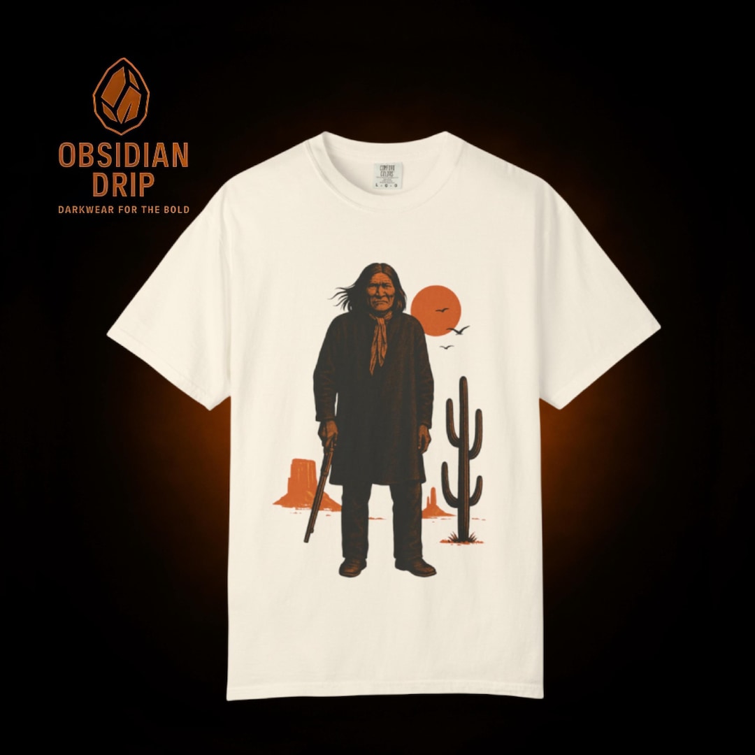 Geronimo T-shirt - Native American Apache Leader, History Tee - Etsy