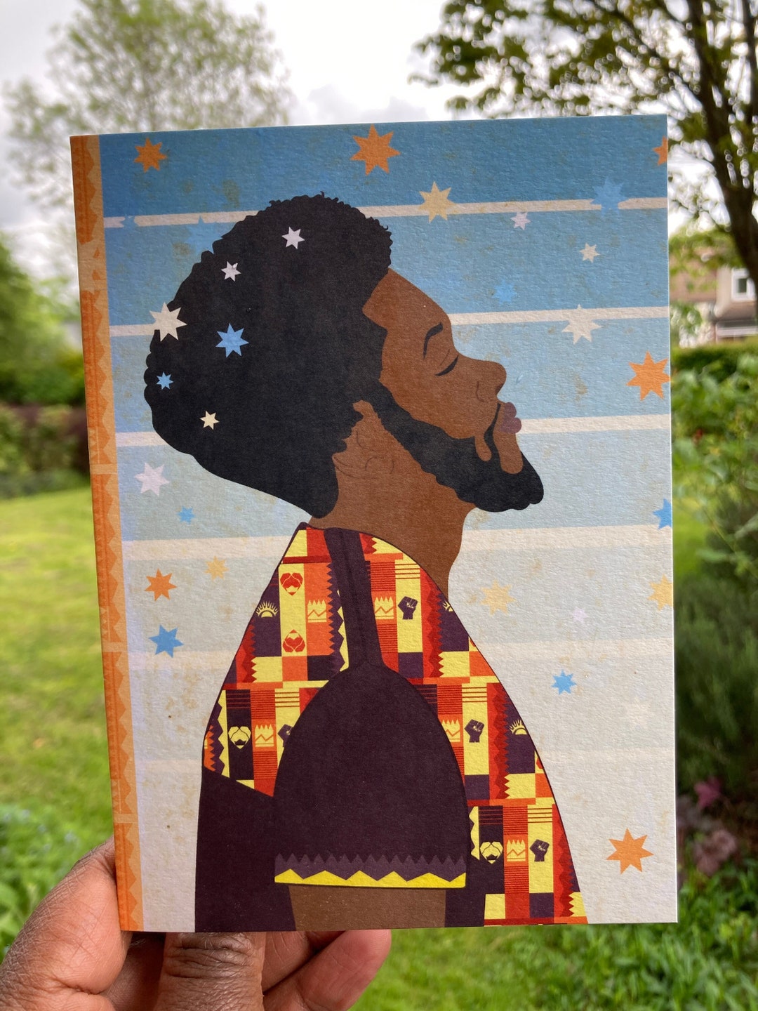 Black Star Rising | Black Man Birthday Card | African Birthday | Card ...