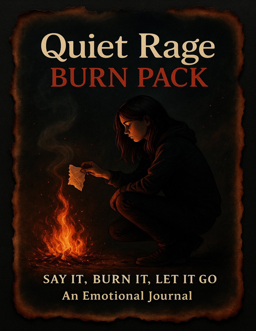 Burn Pack Digital Journal – Printable Emotional Release Workbook for ...