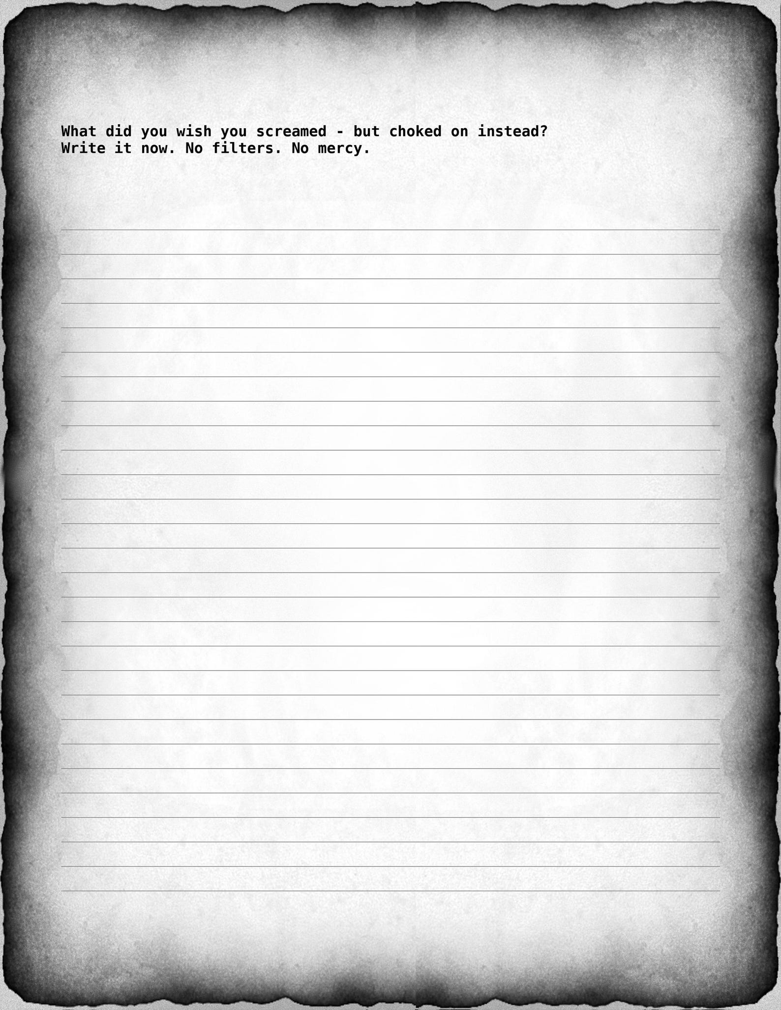 Burn Pack Digital Journal – Printable Emotional Release Workbook for ...
