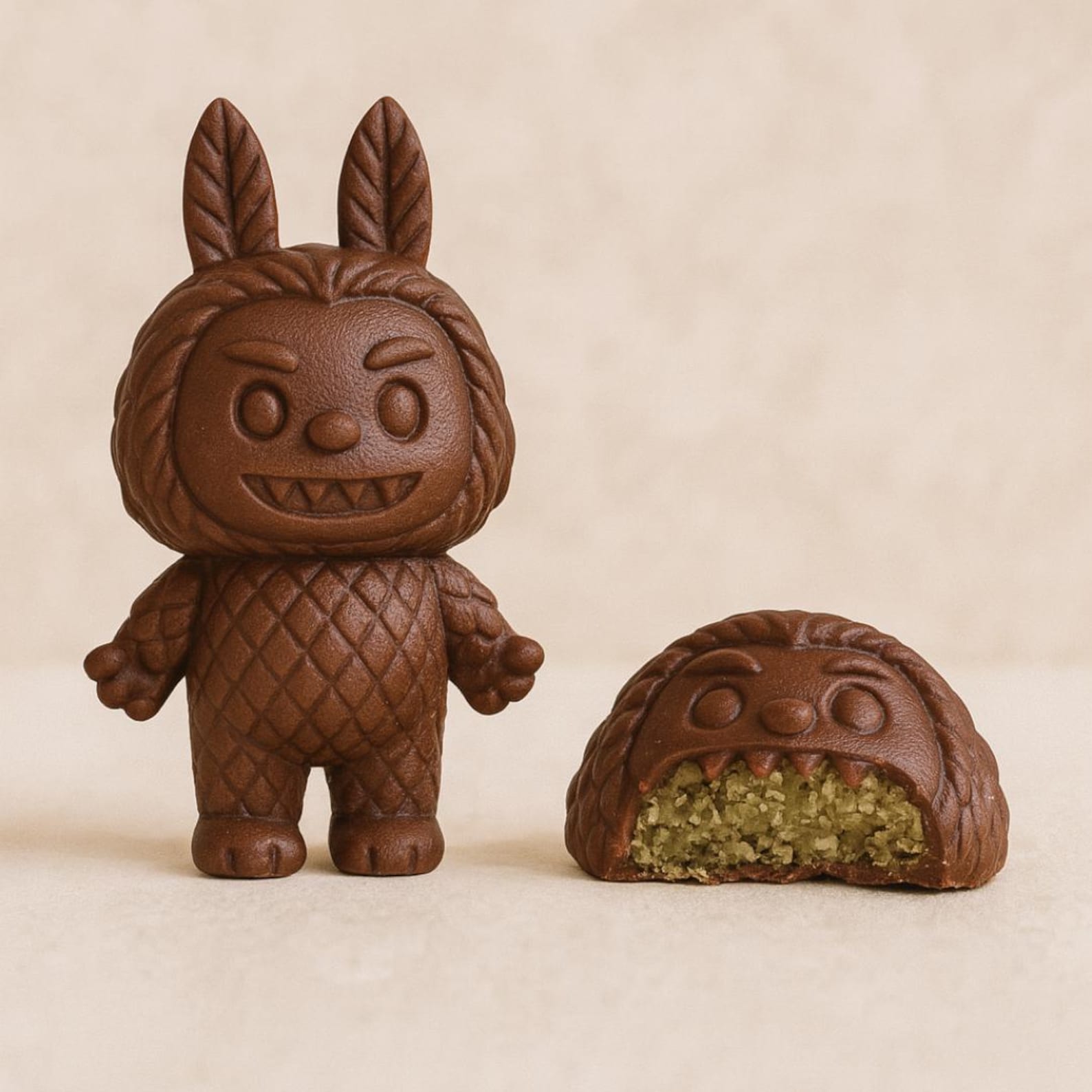 Labubu Fix Dubai Chocolate Kunafah Pistachio Filling POP MART - Etsy