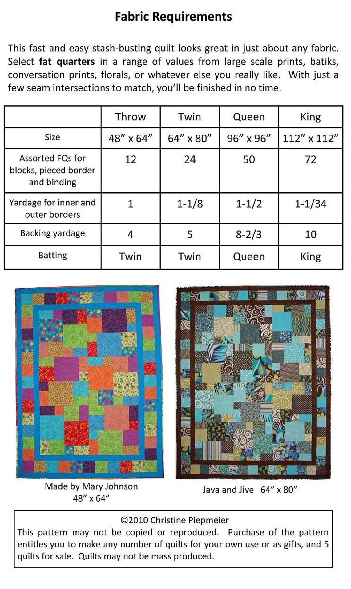 All Boxed up Quilt Pattern in 4 Sizes - Etsy