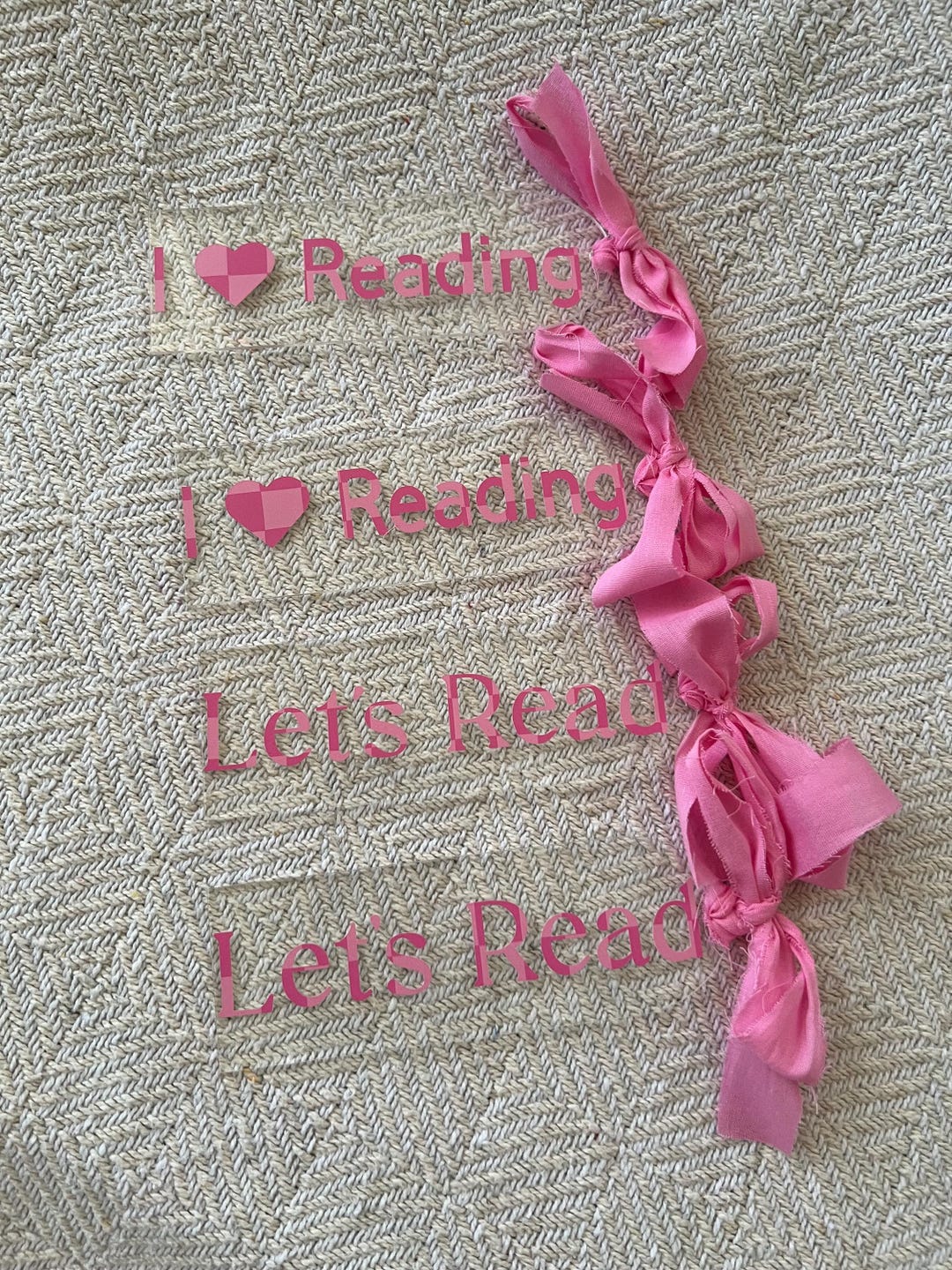 Ribbon Acrylic Bookmarks – “I Love Reading” & “let’s Read” - Etsy