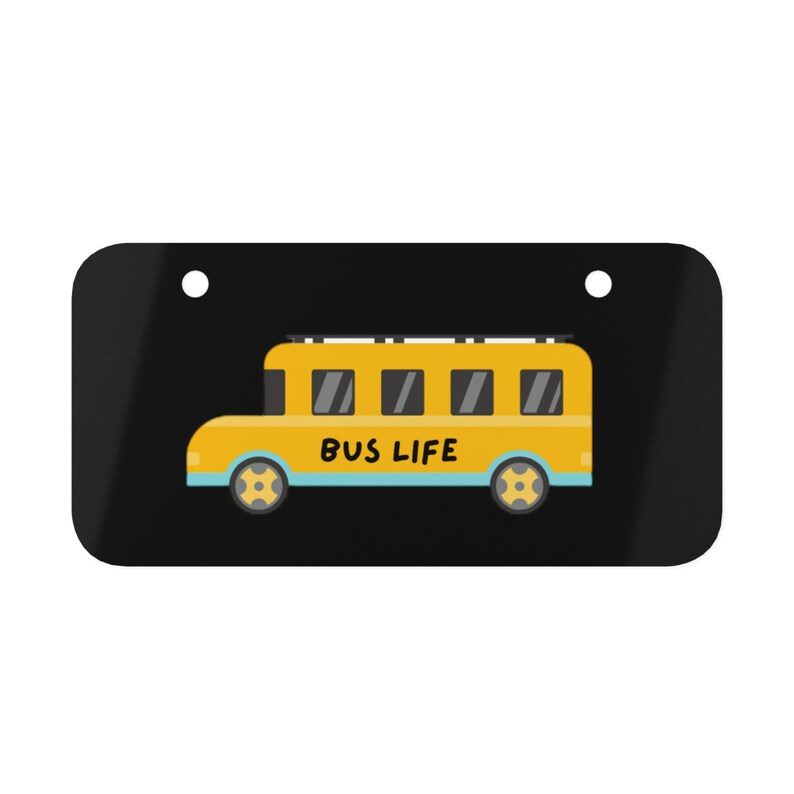 Mini License Plate - Bus Life - Etsy