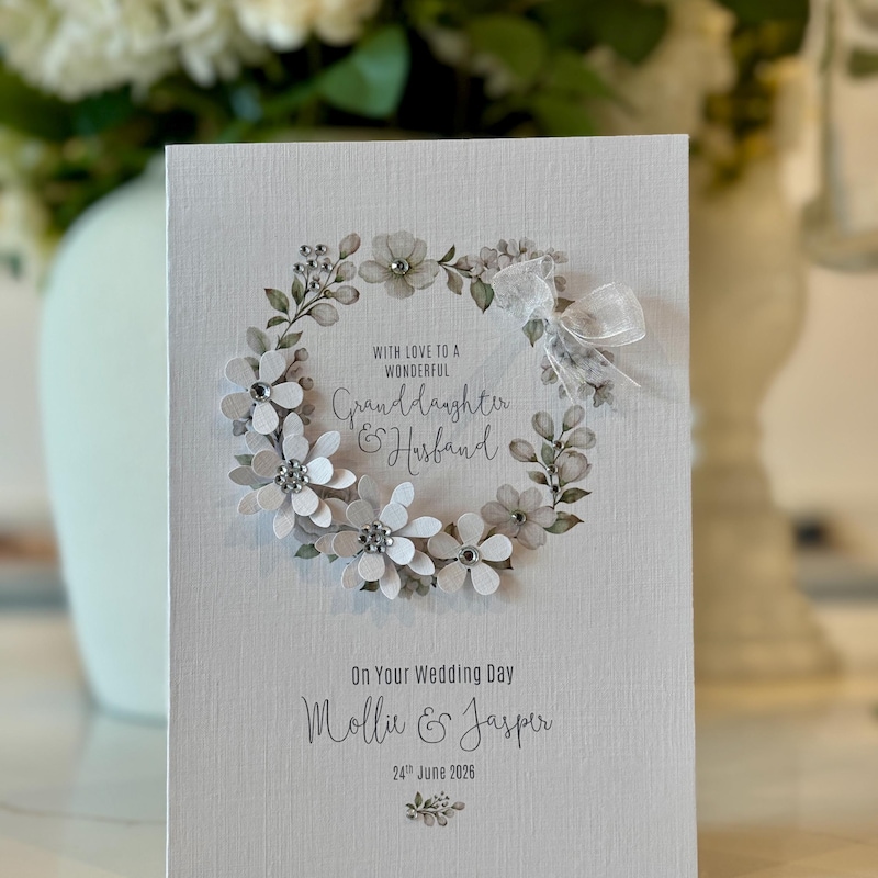 Goddaughters Wedding Card - Etsy