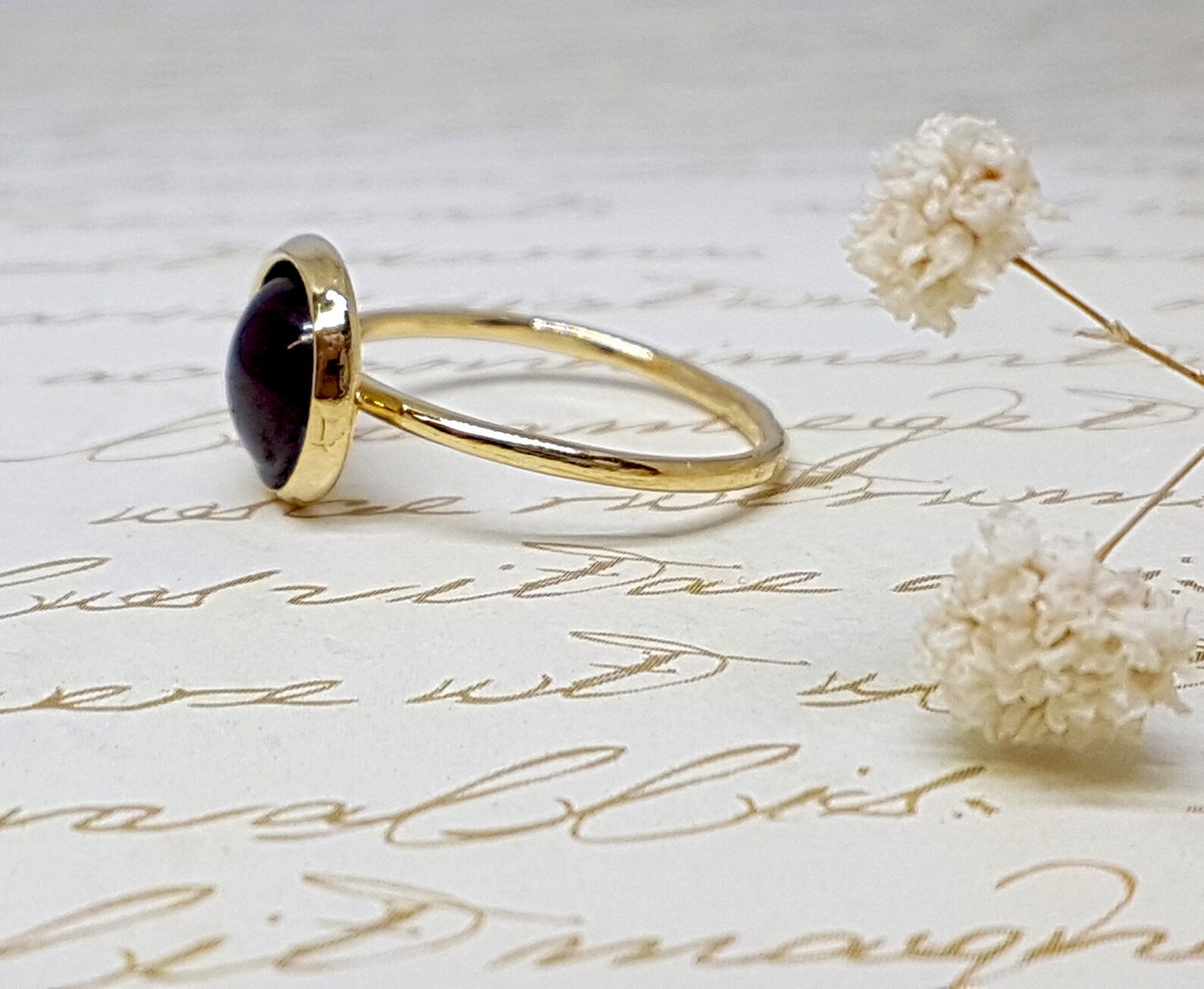 January Birthstone Ring - Etsy