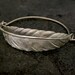 Feather Bracelet Bangle Bracelet Silver Feather Bangle - Etsy