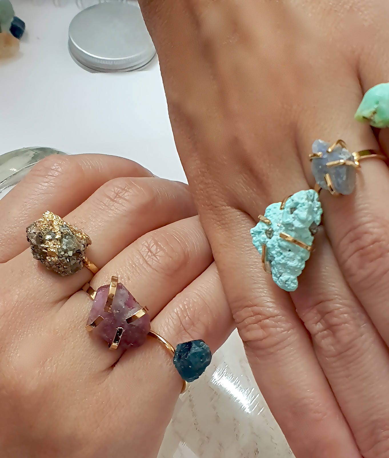 Tourmaline Ring Raw Tourmaline ring Pink Tourmaline Ring | Etsy