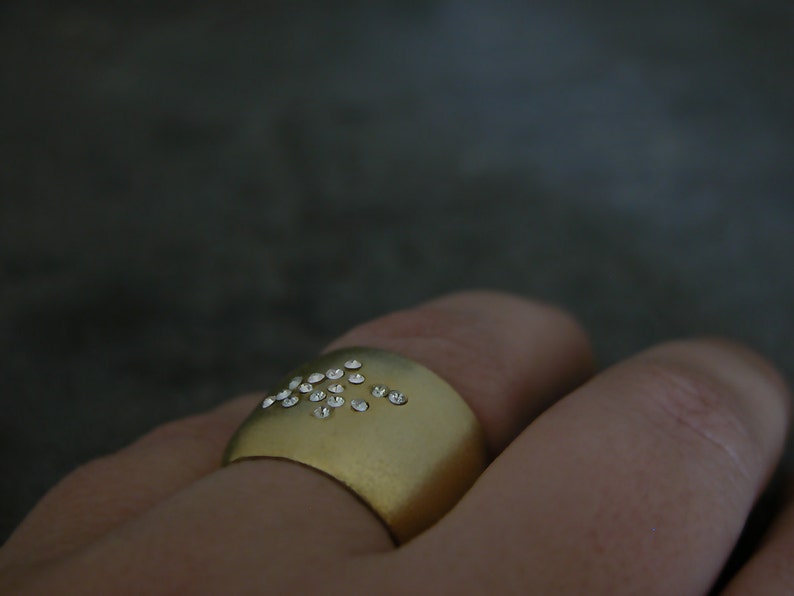 April Birthstone Ring Diamond Ring Diamond 14K Gold Band - Etsy Israel