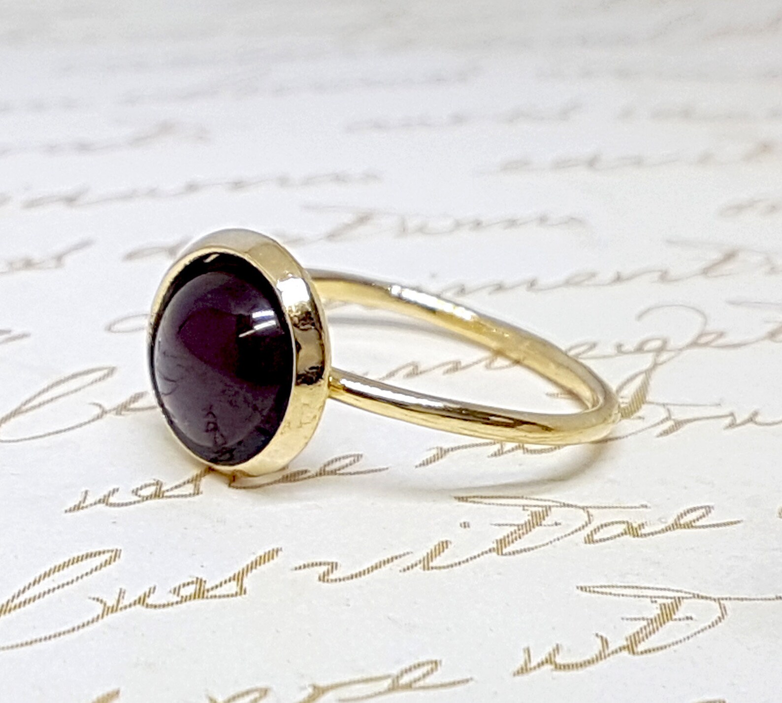January Birthstone Ring - Etsy