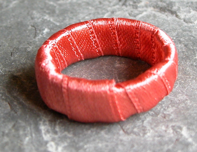 Boho Stacking Rings Orange Fashion Ring Stackable Ring - Etsy