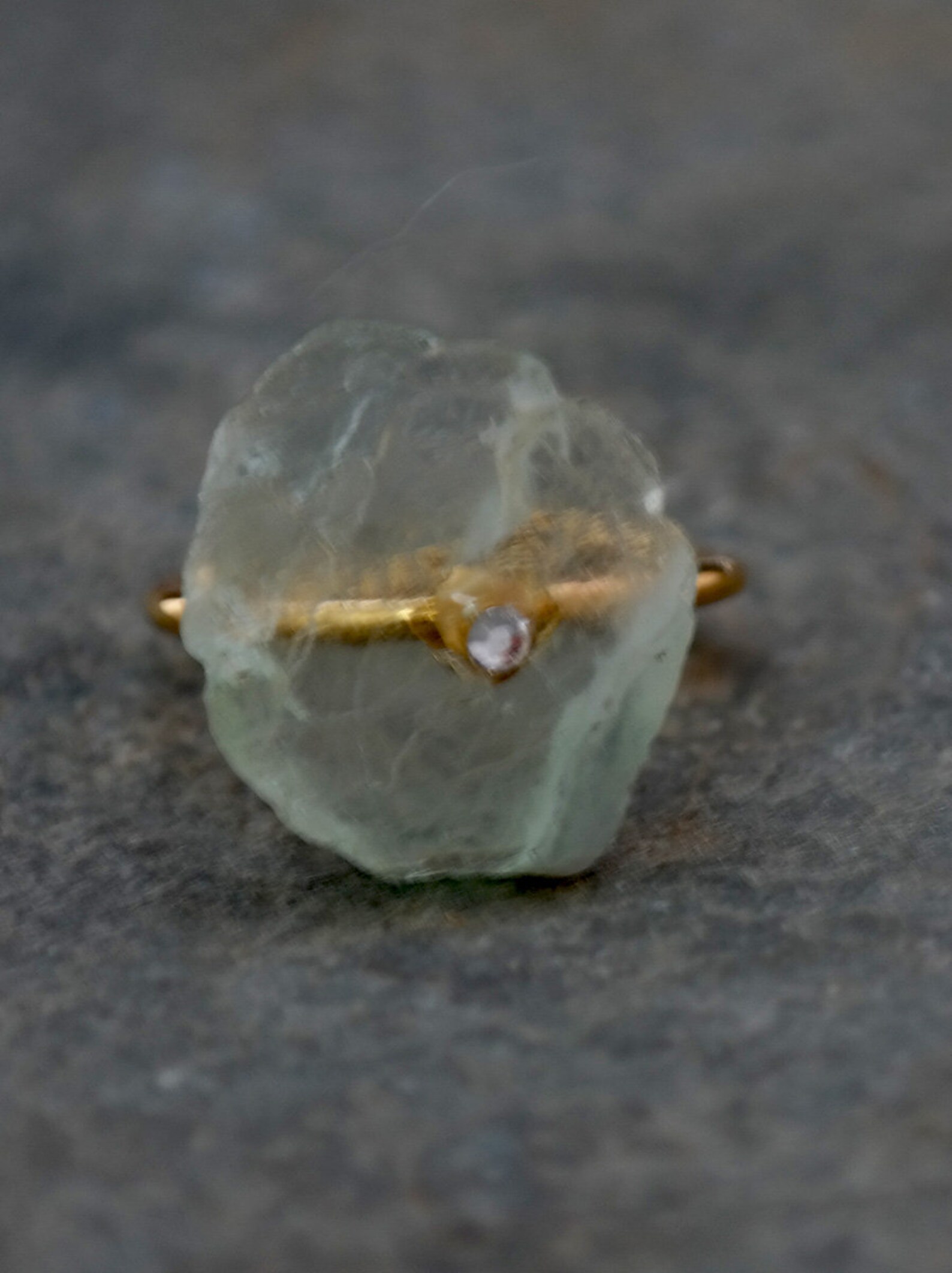 Gold Fluorite Ring Raw Fluorite Ring Statement Ring Gold - Etsy Israel