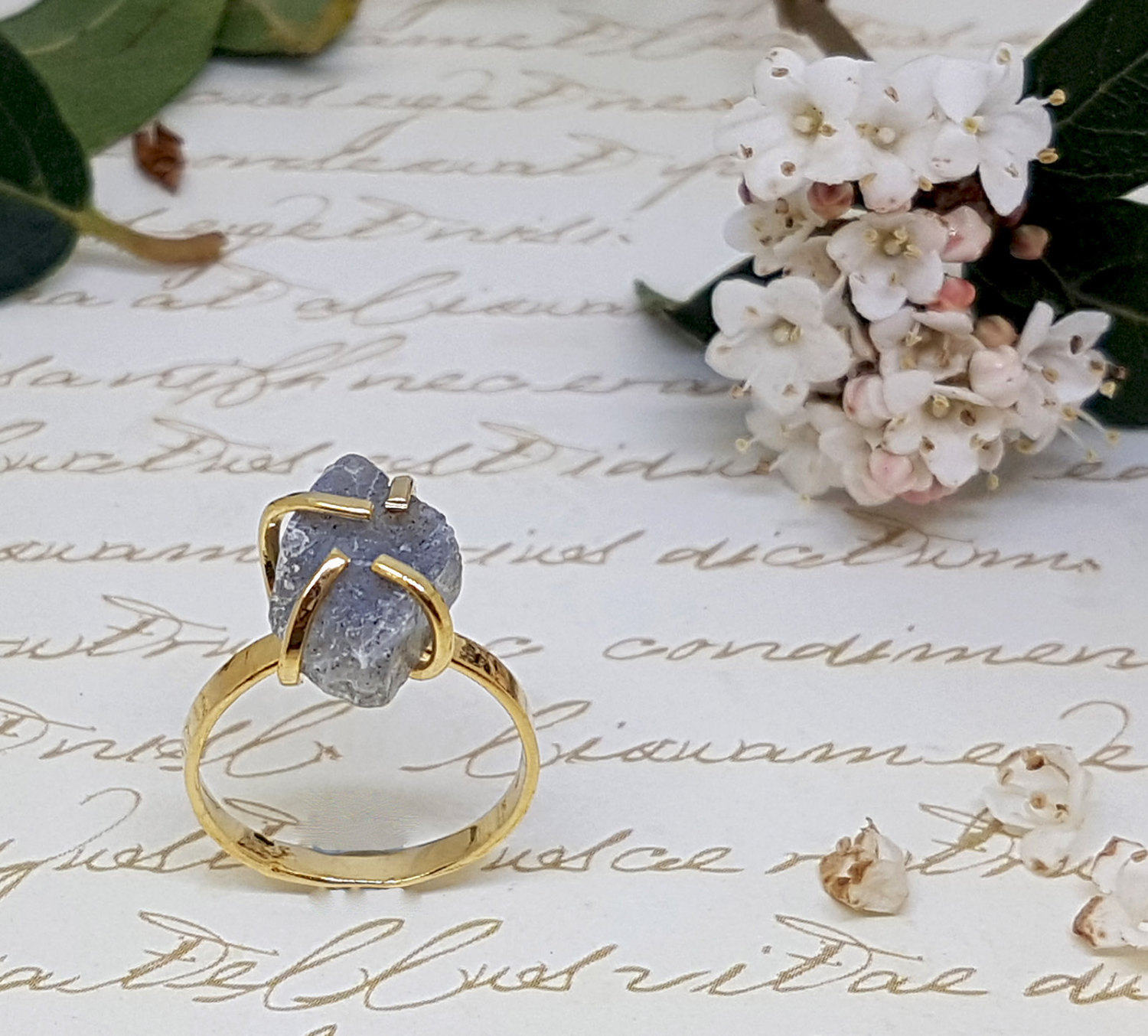 Labradorite Ring, Gold Stone Ring, Gemstone Ring, Custom Rings, Raw ...